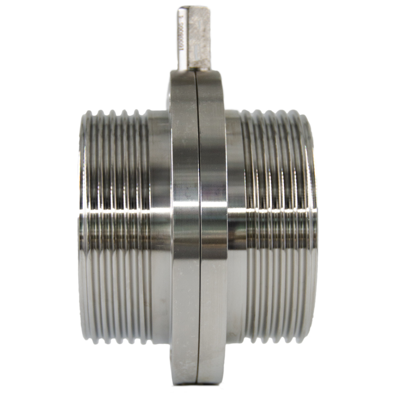 Thân van bướm vi sinh ; Inox 304/SILICONE ; DIN11851-1 ; DN50 (OD52mm ...